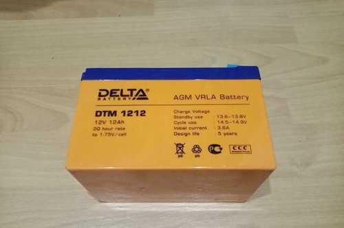 Аккумулятор Delta 1212