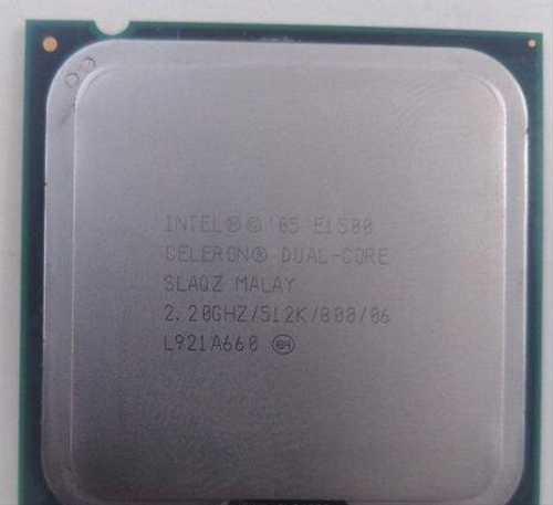Intel celeron dual core e1500
