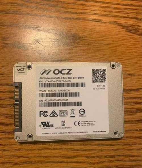 OCZ vertex 240GB SSD