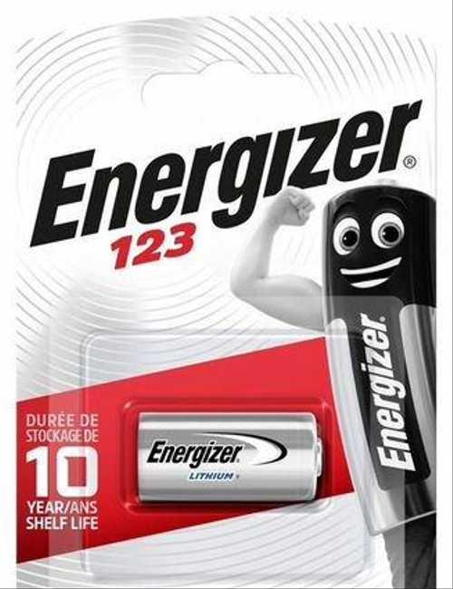 Батарейка energizer Lithium CR123/123/CR123A BL1