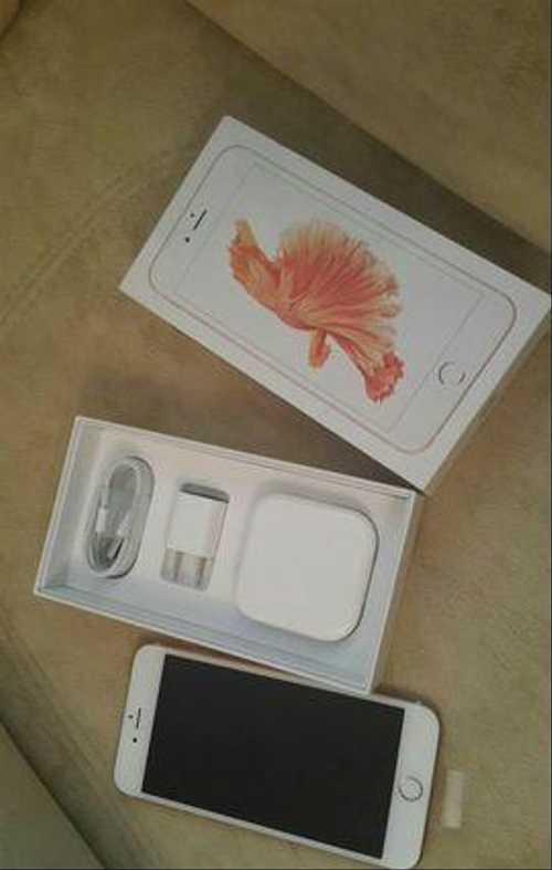 6S plus 128 GB розовый