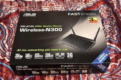 Modem Router Asus Wireless-N300