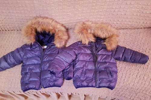 Куртки зимние для двойни