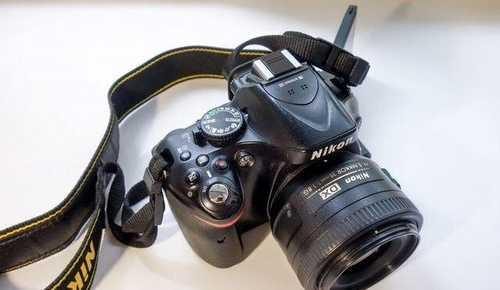 Зеркальный фотоаппарат Nikon D5200+Nikkor35mm f1.8
