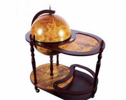 Глобус-бар напольный со столиком "Brigant"
