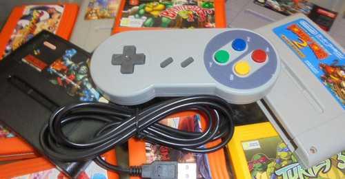 Джойстик USB для игр Super Nintendo, snes