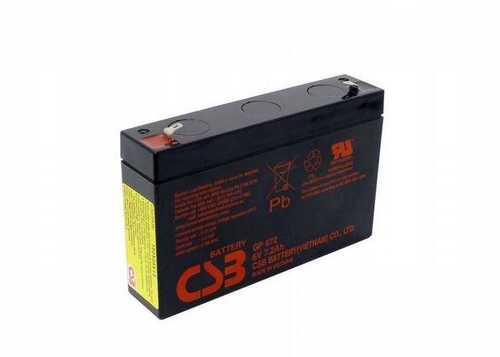 Аккумулятор для ибп csb gp 672 6V 7.2Ah