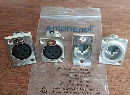 Разъемы Amphenol XLR 3 pin