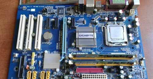 Gigabyte GA-P31-S3G LGA775 ATX в комплекте