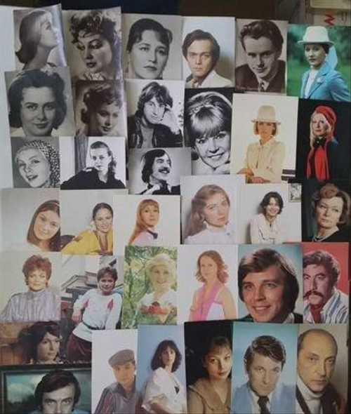 Открытки с фото советских артистов