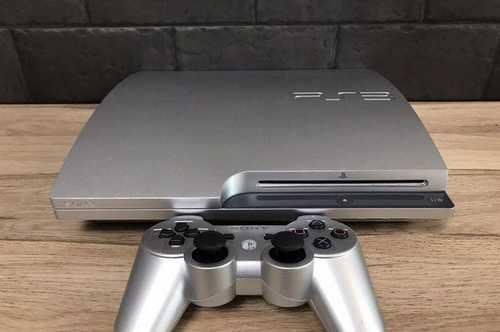 Sony PS3 Slim Limited edition Silver (серебристая)