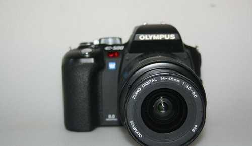 Olympus E500 с объективом 14-45, хорошее состояние | Festima.Ru