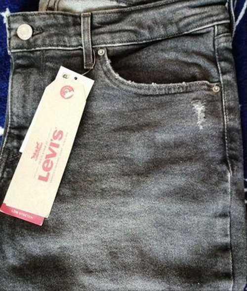 Levis 711 оригинал, новые женские джинсы