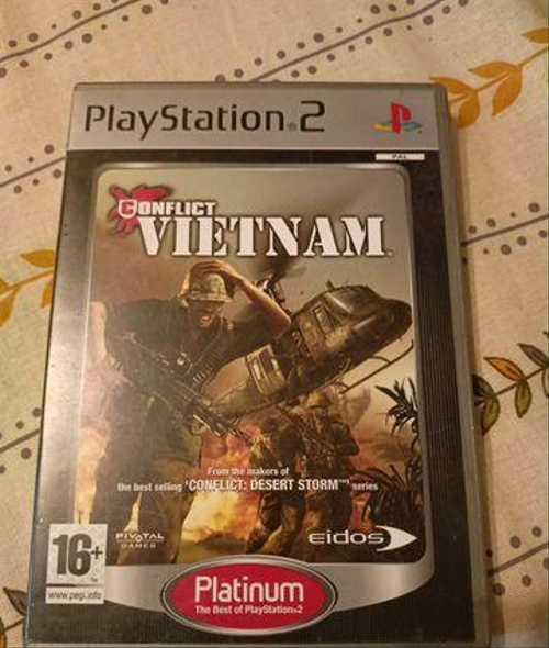 Игра для playstation 2 Conflict Vietnam