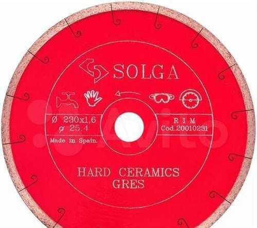 Алмазный диск 230 мм Hard Ceramic Gres Solga