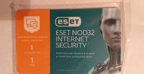 Eset NOD32 Антивирус 1 пк 1 год Card