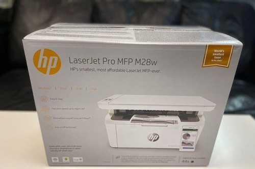 Мфу лазерный, принтер лазерный с WiFi HP 28w