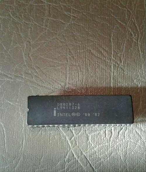 Микросхема D80287-6 intel сопроцессор d 80287-6 со