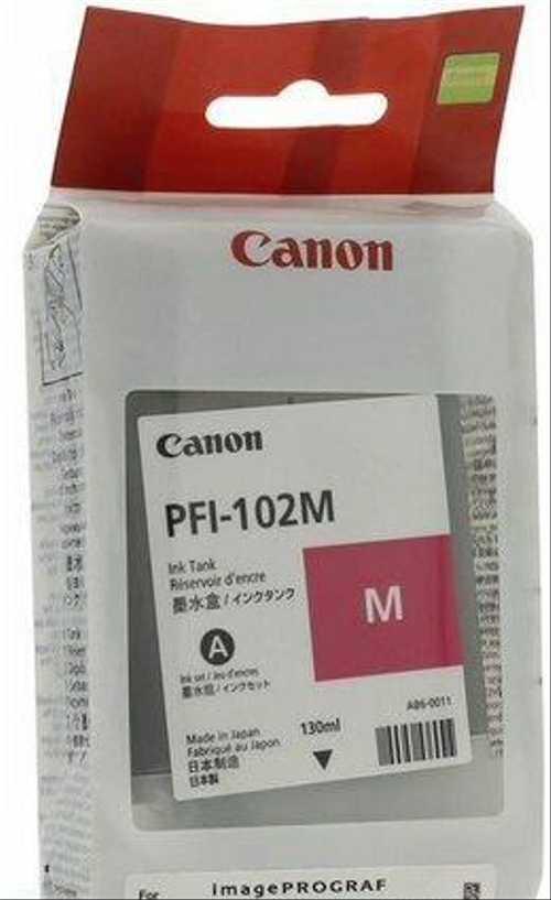 Картридж для плоттера Canon PFI-102M
