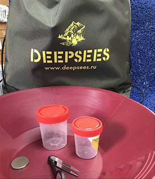 Набор. Лоток для золота deepsees-15 красный