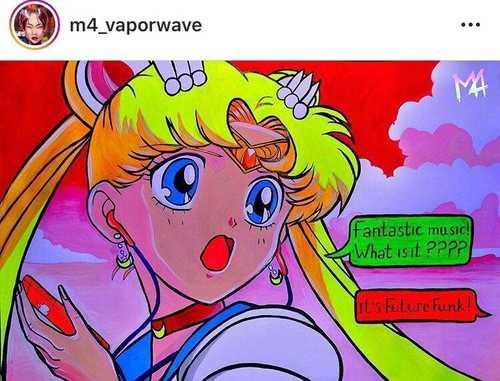 Арт Плакат Sailor Moon Аниме, на заказ