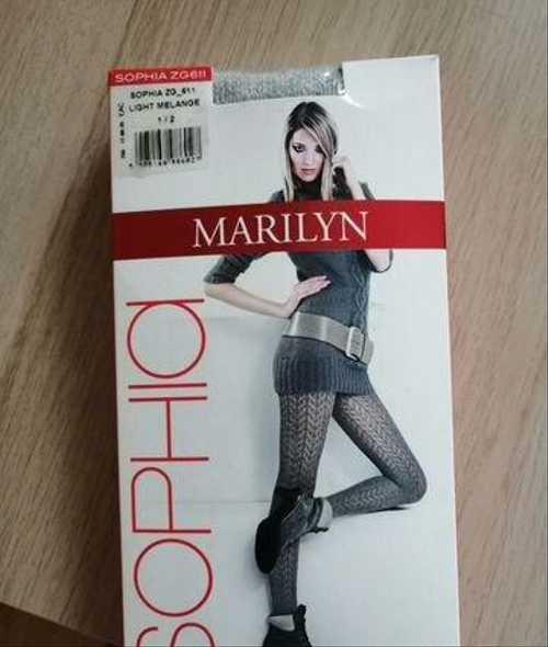 Теплые ажурные колготки Marilyn Sophia ZG 611