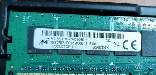 DDR3 8Gb udimm ECC PC3 / PC3L 12800E