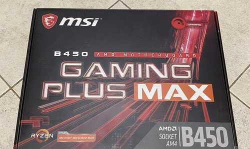 Материнская плата MSI B450 gaming plus MAX (AM4)