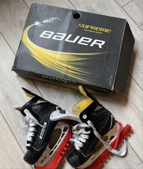 Детские хоккейные коньки bauer