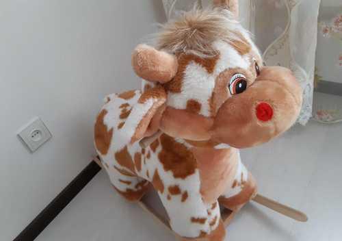 Игрушка Поющая Корова Качалка