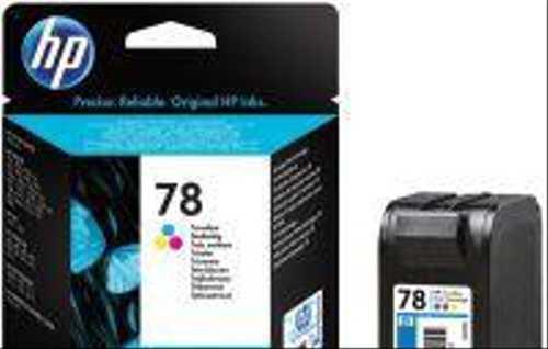 Оригинальный картридж HP C6578D (78) (трехцветный