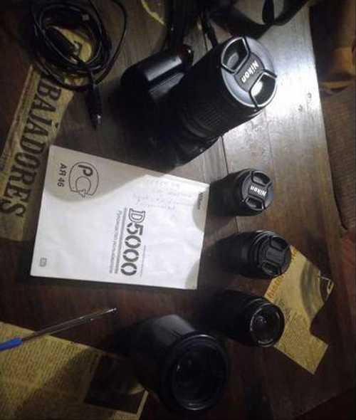 Фотоаппарат Nikon d5000 + оптика