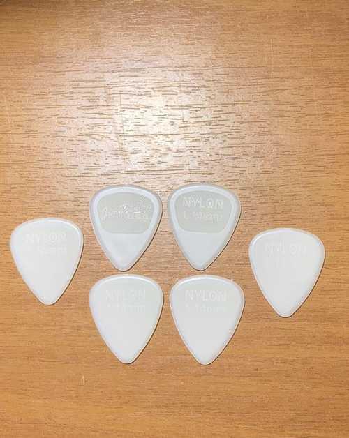 Медиаторы Dunlop Nylon Glow 1.14 mm 6 шт