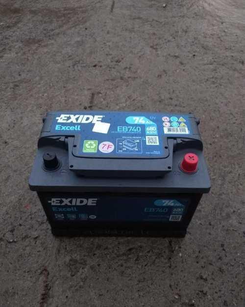 Аккумулятор бу Exide 74ah 680A
