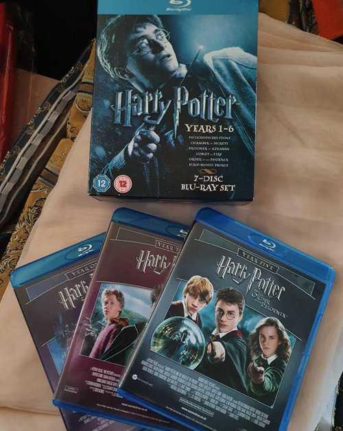 Harry Potter Years 1-6 Blu Ray на английском