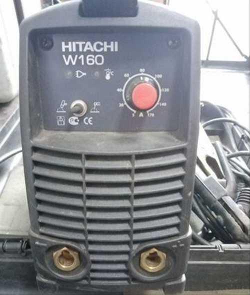 Сварочный инвертор MMA Hitachi W160 в кейсе(б2828с
