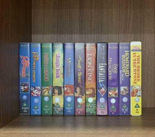 Видеокассеты мультфильмы Дисней / VHS Disney