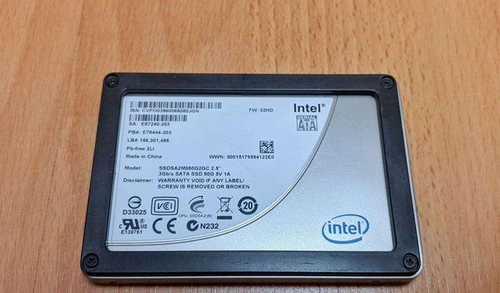 Жесткий диск intel ssd 80 Гб