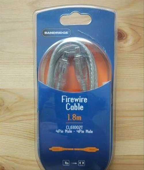 Кабель Firewire 4pin-4pin Bandridge 1.8m