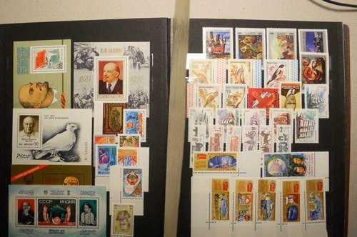 Полные годовые наборы марок СССР 1980,1981 года