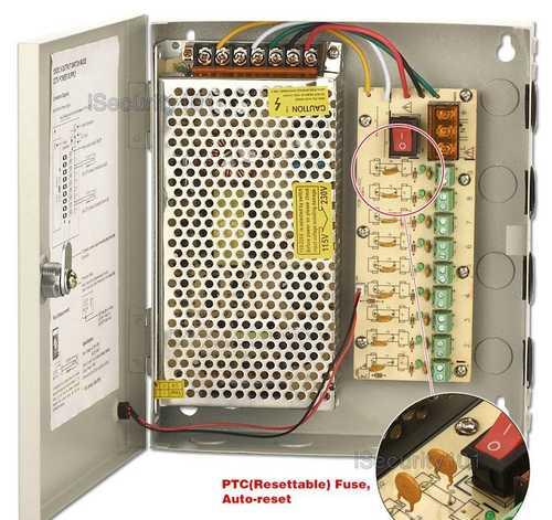 Профессиональный блок питания на 8 камер
