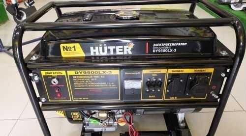 Бензиновый генератор huter dy9500lx