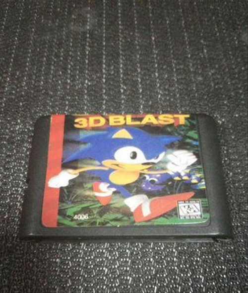 Соник Sonic 3D катридж сега sega