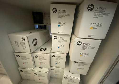 Картриджи HP CE340A CE341A CE342A CE343A оригинал