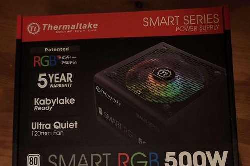 Новый блок питания Thermaltake Smart RGB 500w