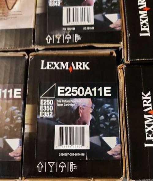 Новый оригинальный картридж Lexmark E250A11E