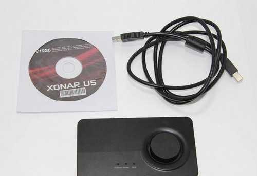 Звуковая карта USB asus Xonar U5 б/у
