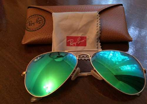 Очки Ray Ban 3025 Зеленые