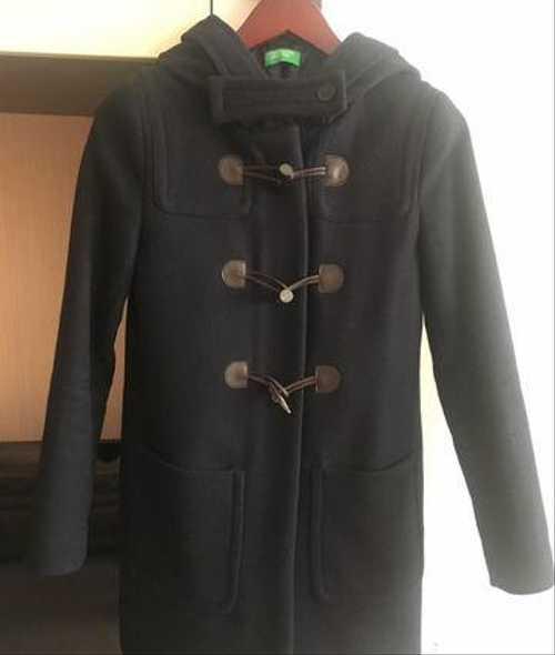 Пальто Benetton с капюшоном, р. 42-44