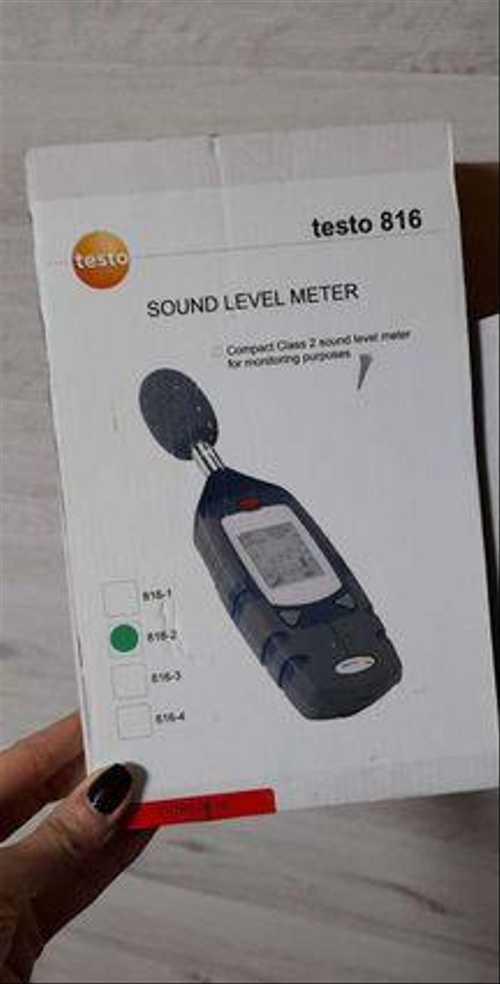 Шумомер sound level meter testo 816-2